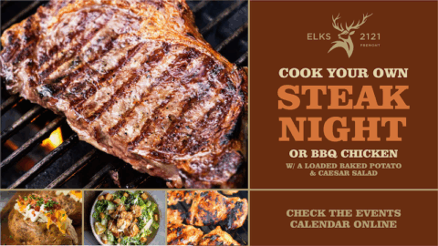 Fremont Elks Monthly Event Calendar & Reservations
